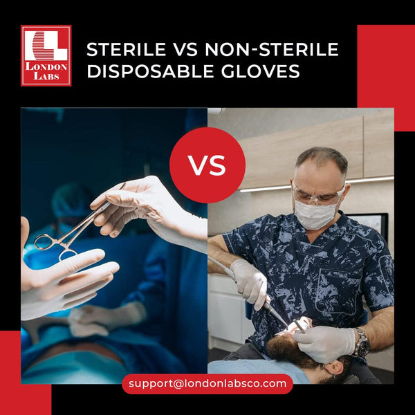 Sterile vs Non-sterile Disposable Gloves – London Labs
